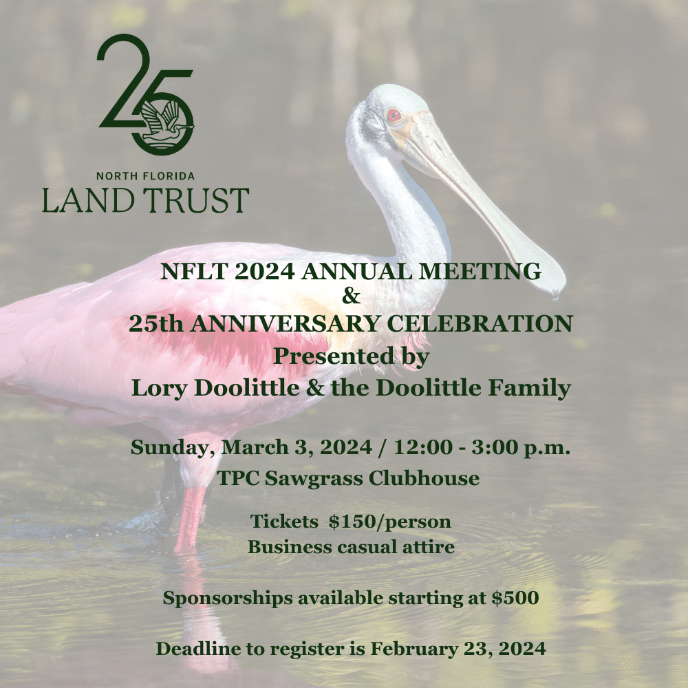 North Florida Land Trust to Host Annual Meeting and 25th Anniversary ...